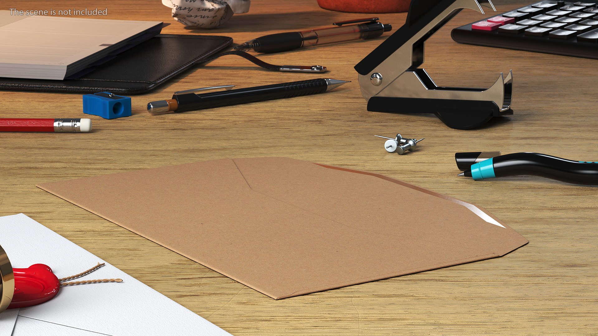 3D Trapezium Envelope Kraft Paper Rigged - TurboSquid 2211509