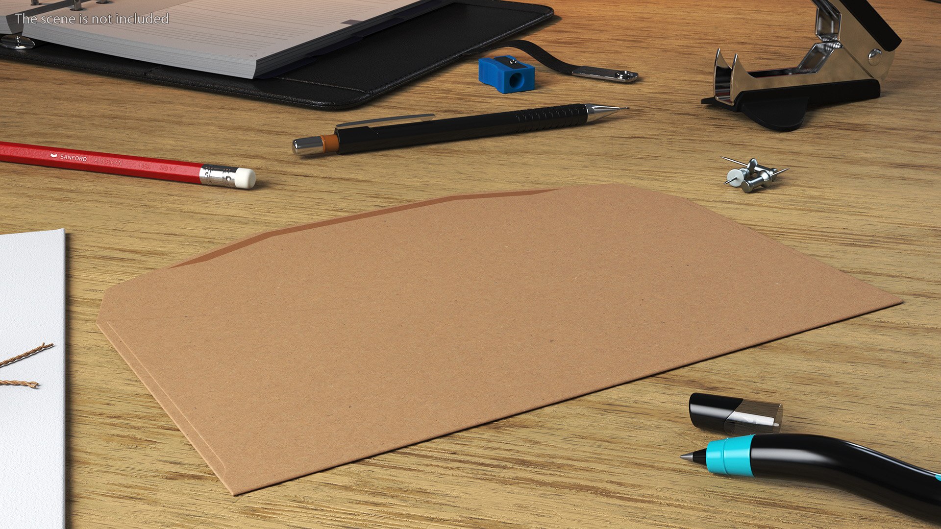 3D Trapezium Envelope Kraft Paper Rigged - TurboSquid 2211509