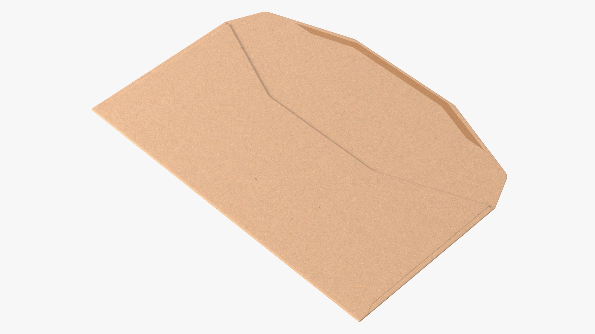 3D Trapezium Envelope Kraft Paper Rigged - TurboSquid 2211509