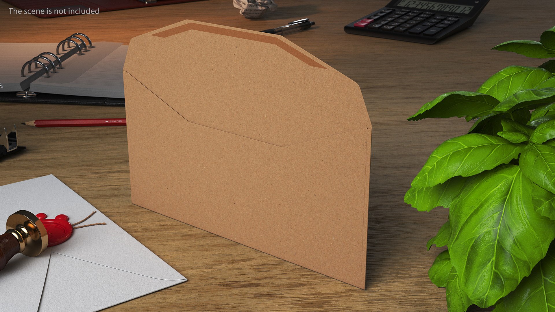 3D Trapezium Envelope Kraft Paper Rigged - TurboSquid 2211509