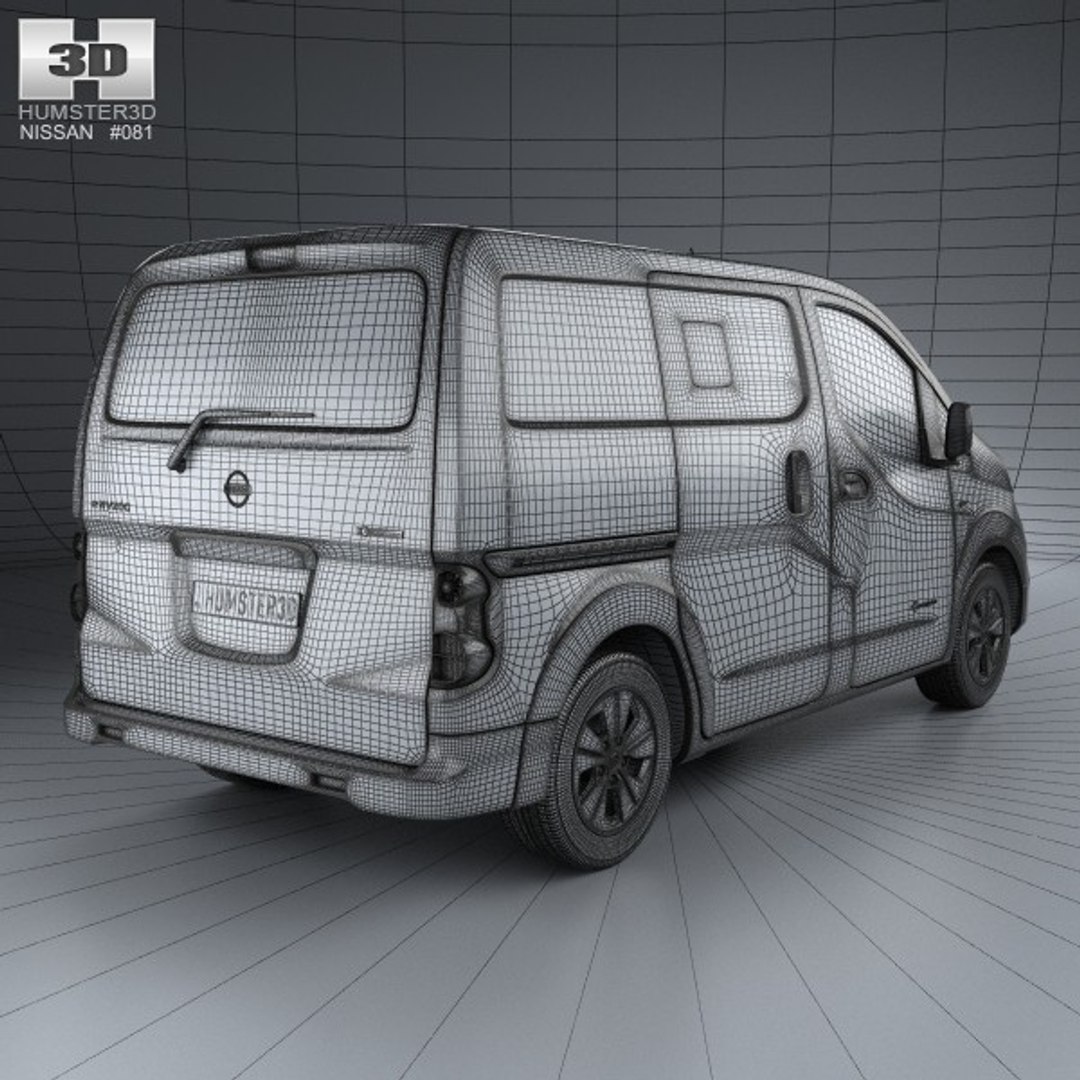 Nissan E-nv200 Nv200 3d Max