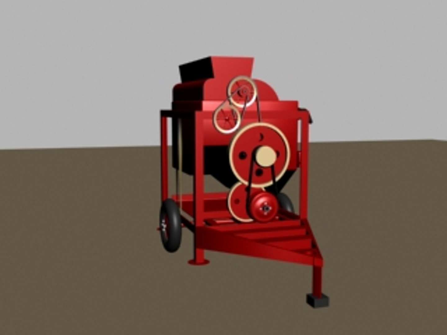 Thresher 3d Model