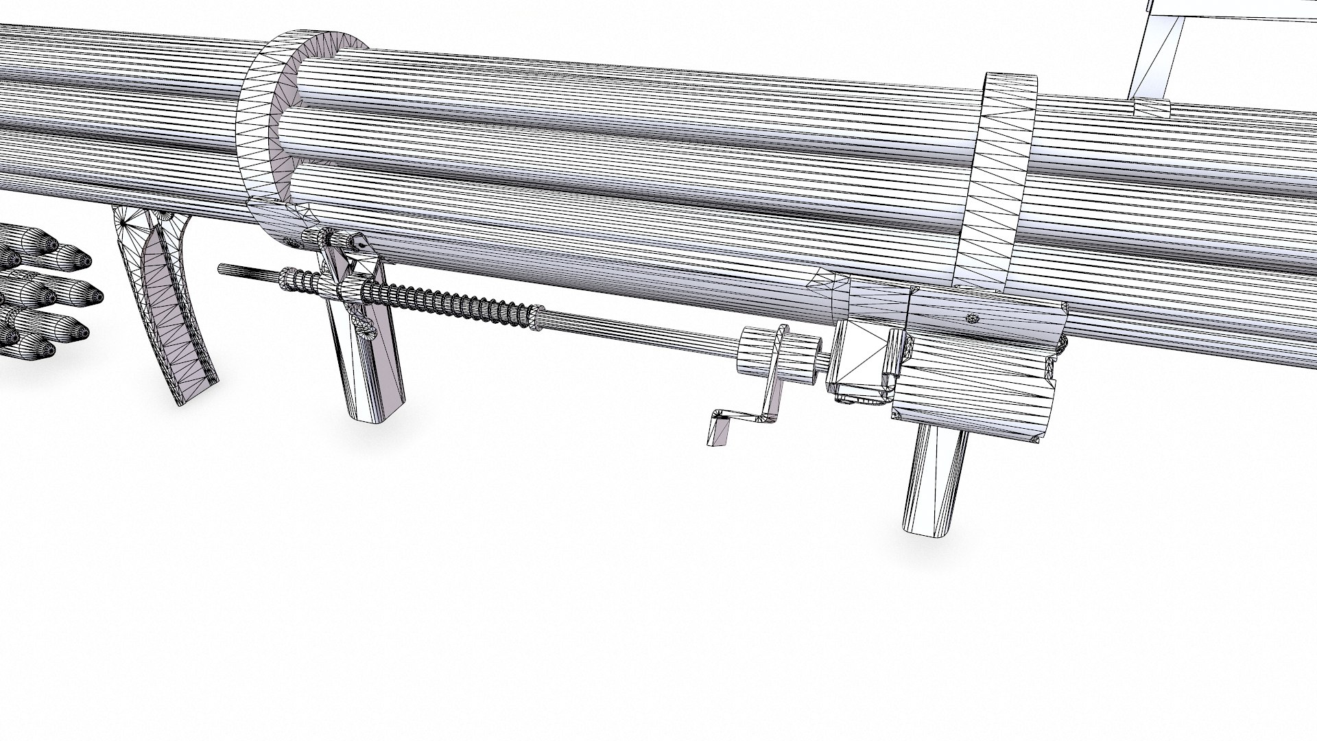 Fliegerfaust B Luftfaust Anti Tank Rocket Launcher Low-poly PBR 3D ...