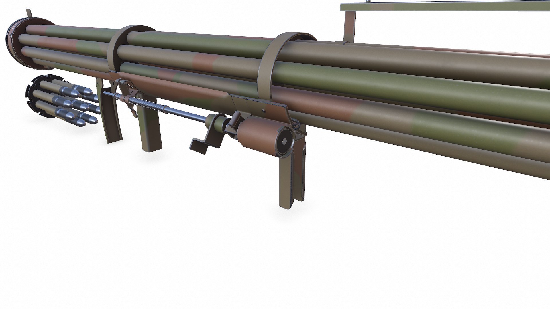 Fliegerfaust B Luftfaust Anti Tank Rocket Launcher Low-poly PBR 3D ...