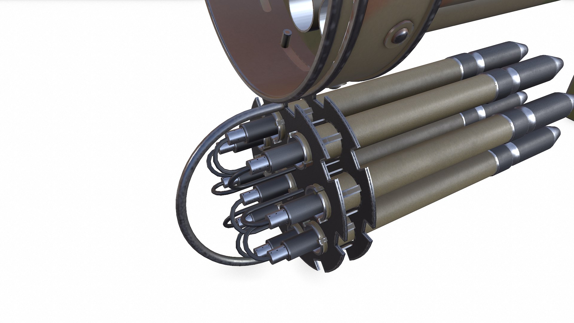 Fliegerfaust B Luftfaust Anti Tank Rocket Launcher Low-poly PBR 3D ...