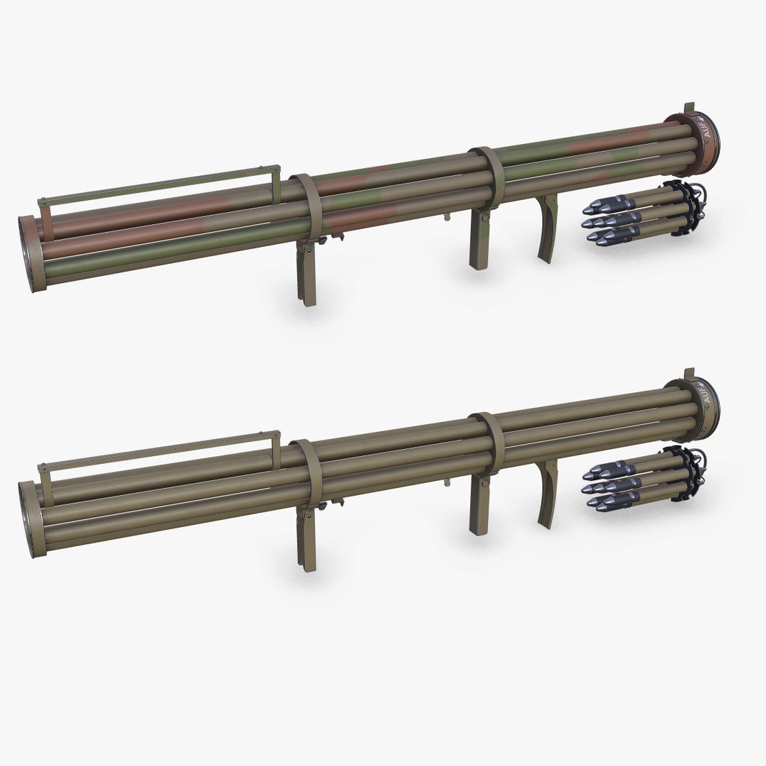 Fliegerfaust B Luftfaust Anti Tank Rocket Launcher Low-poly PBR 3D ...