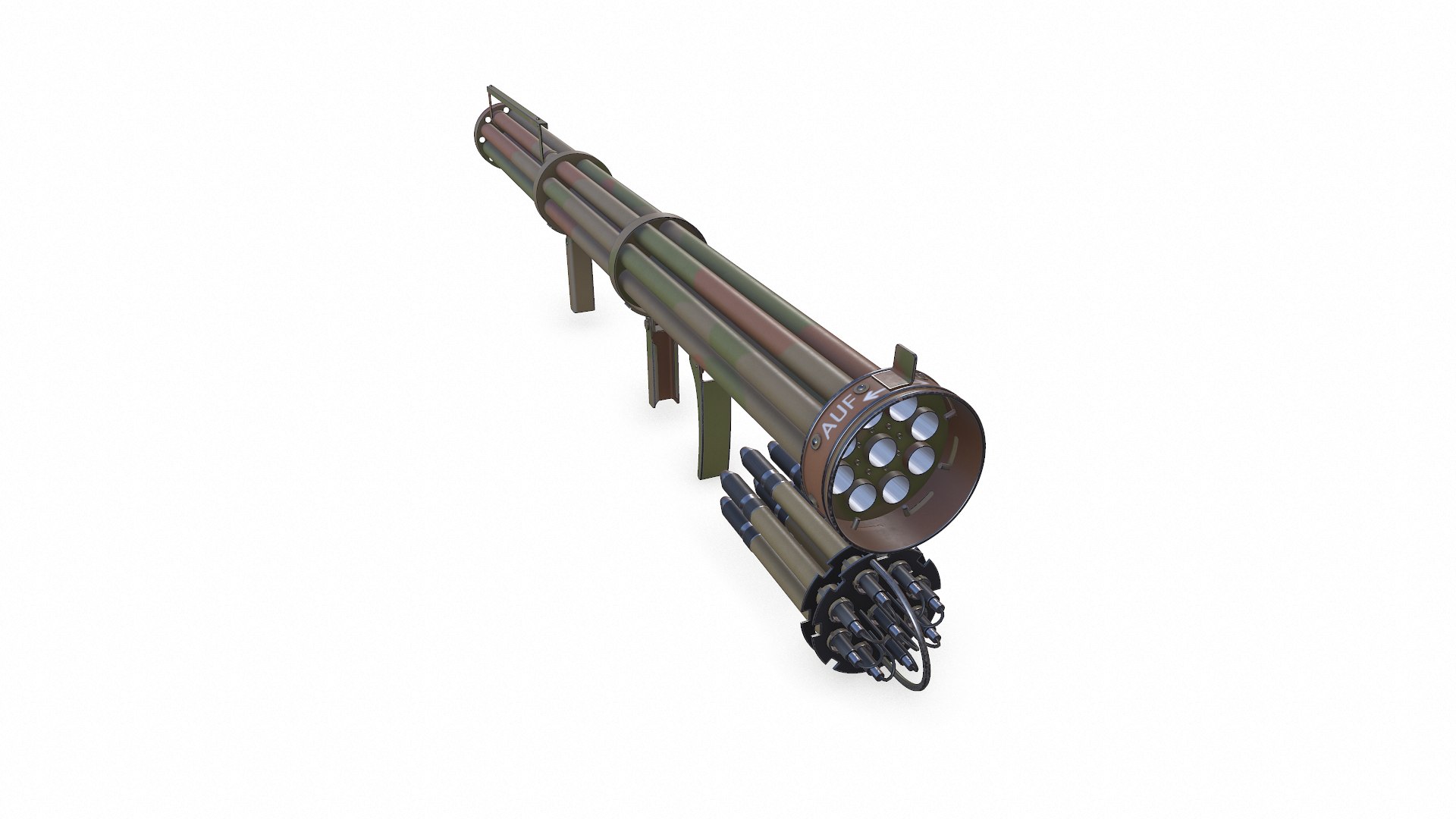 Fliegerfaust B Luftfaust Anti Tank Rocket Launcher Low-poly PBR 3D ...