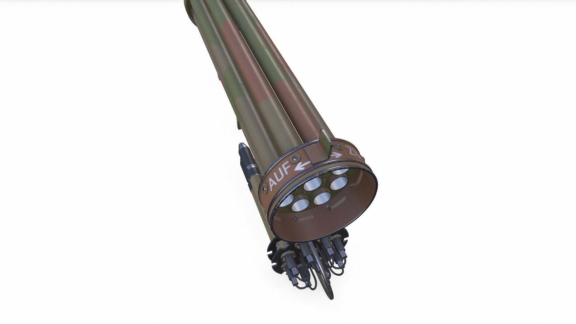 Fliegerfaust B Luftfaust Anti Tank Rocket Launcher Low-poly PBR 3D ...