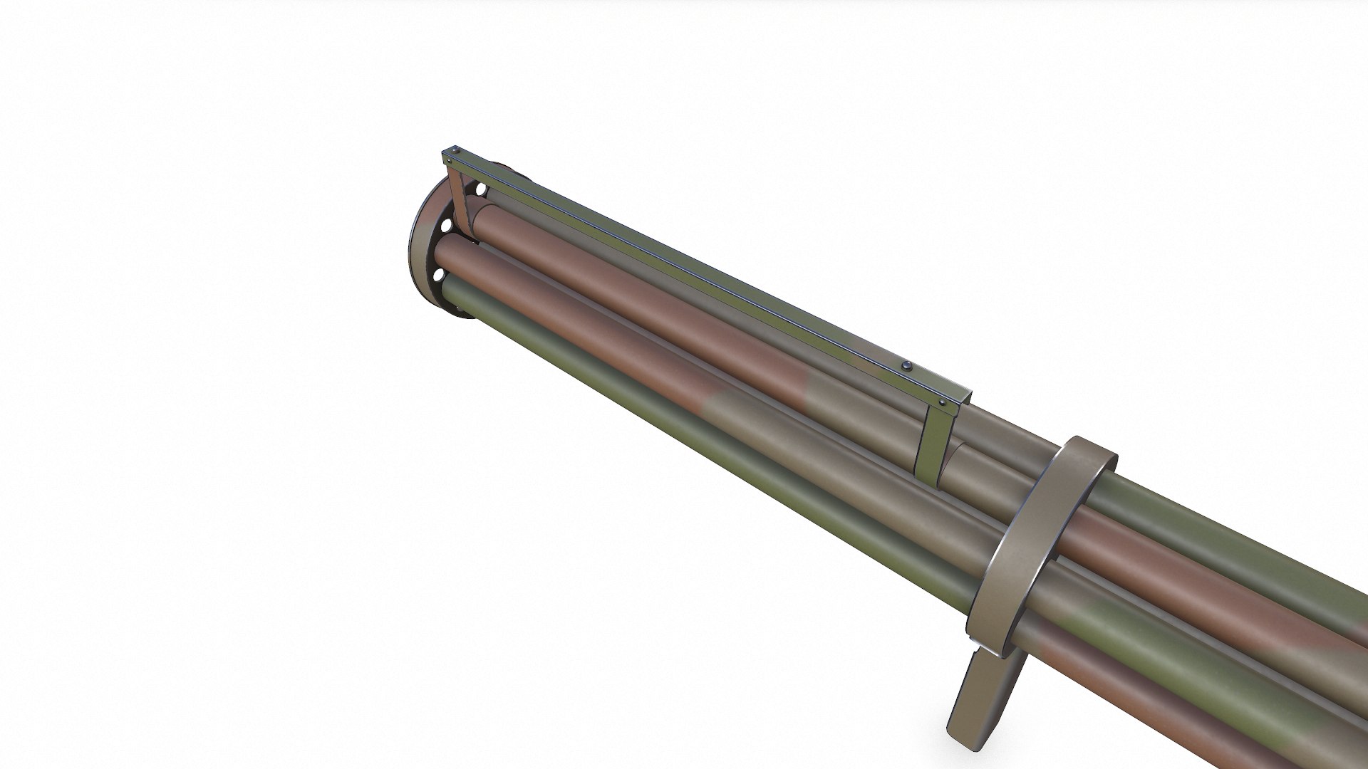 Fliegerfaust B Luftfaust Anti Tank Rocket Launcher Low-poly PBR 3D ...