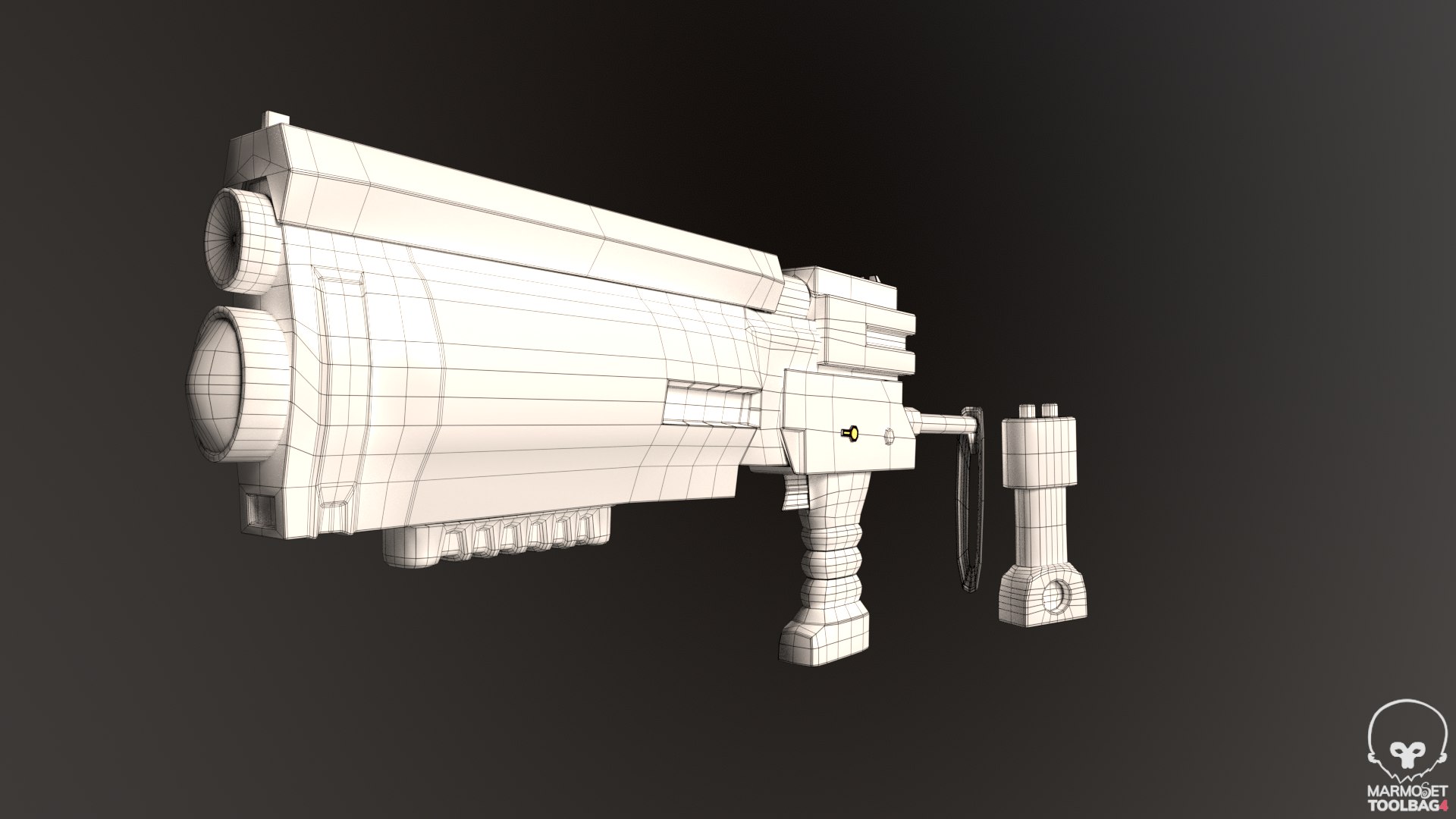 3D X-94 Laser Pistol SMG Model - TurboSquid 2145108