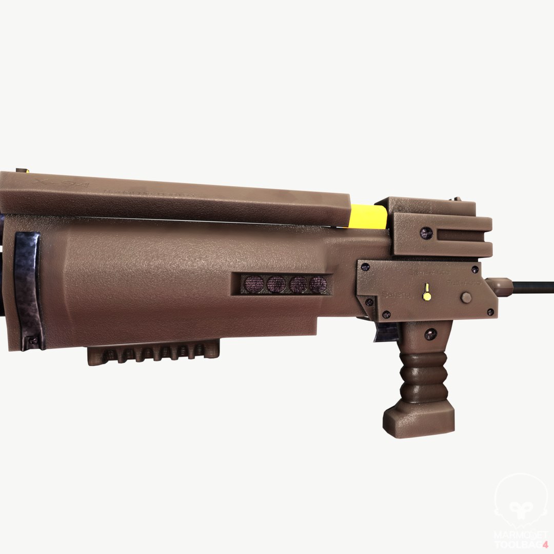 3D X-94 Laser Pistol SMG Model - TurboSquid 2145108