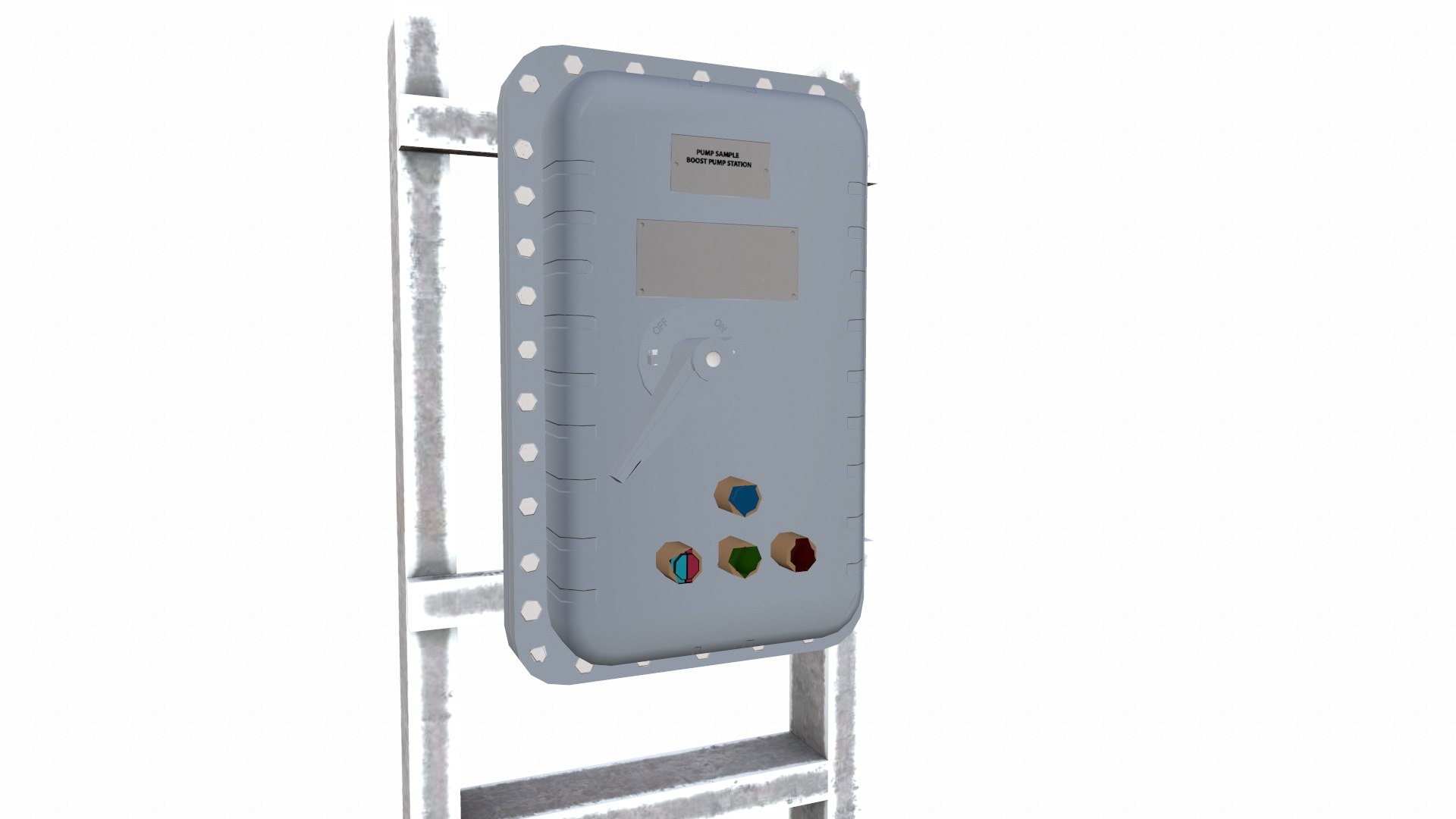 3D Boost Pump Skid - TurboSquid 2358598
