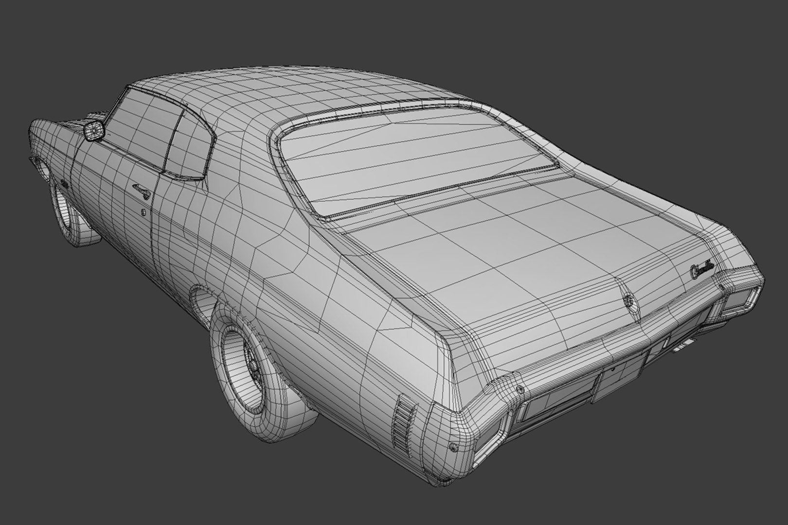 3D Model Chevrolet Chevelle - TurboSquid 1205988