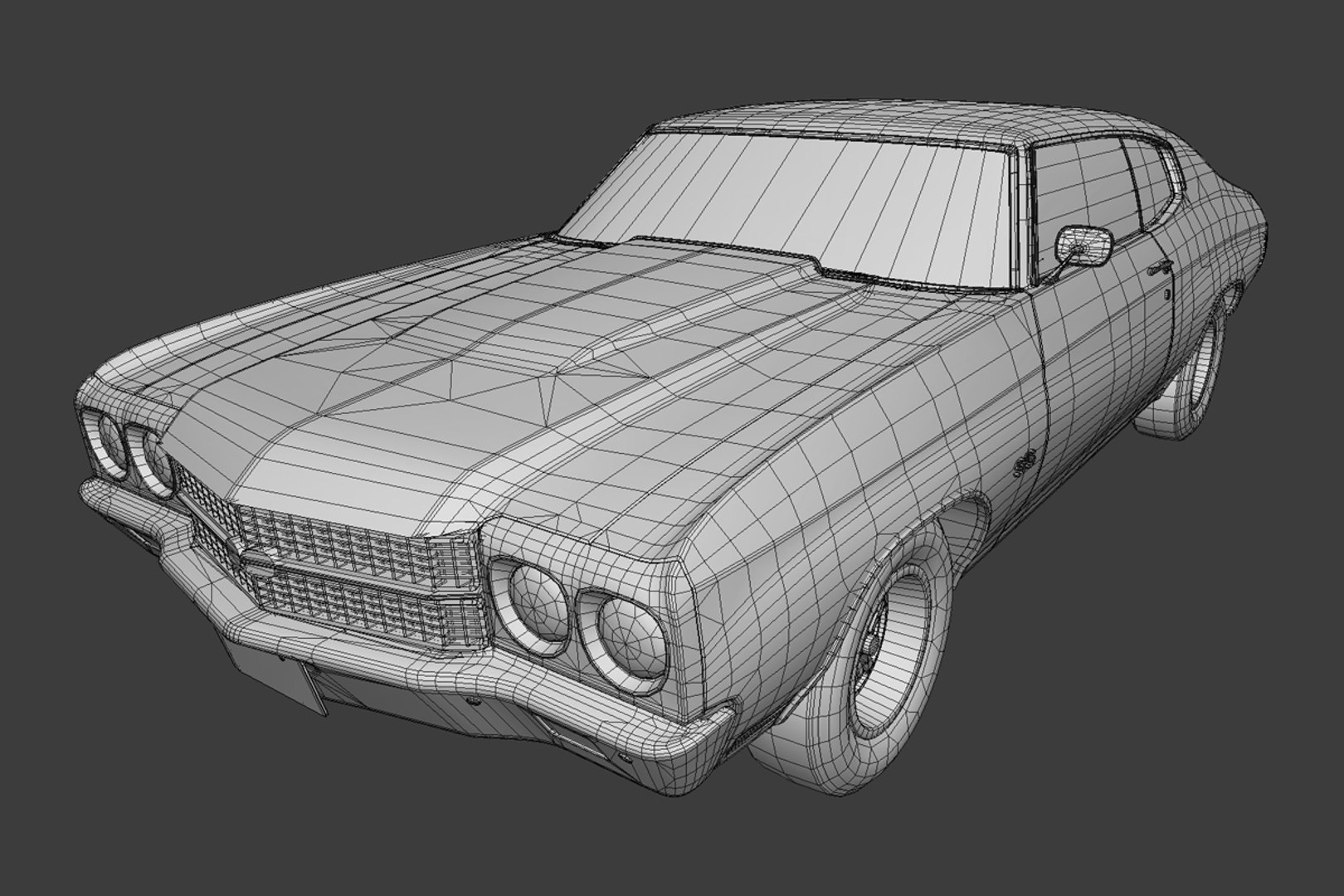 3D Model Chevrolet Chevelle - TurboSquid 1205988