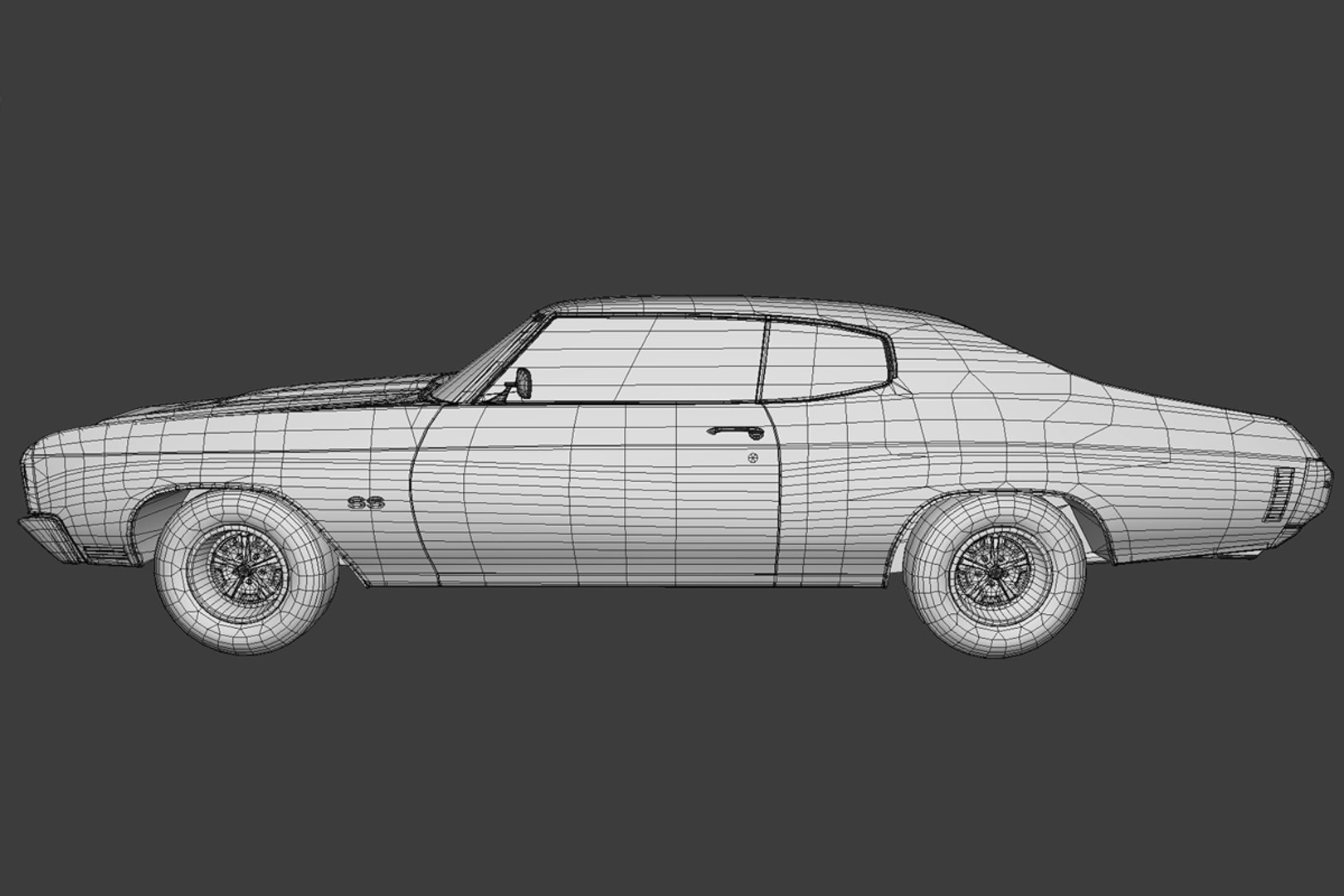 3D Model Chevrolet Chevelle - TurboSquid 1205988