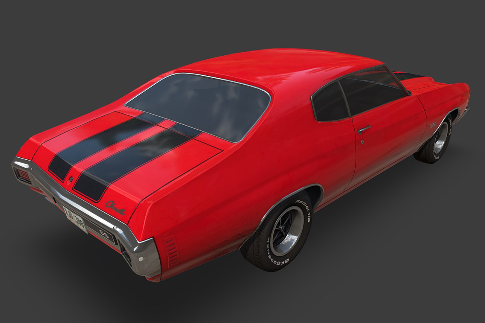 3D Model Chevrolet Chevelle - TurboSquid 1205988