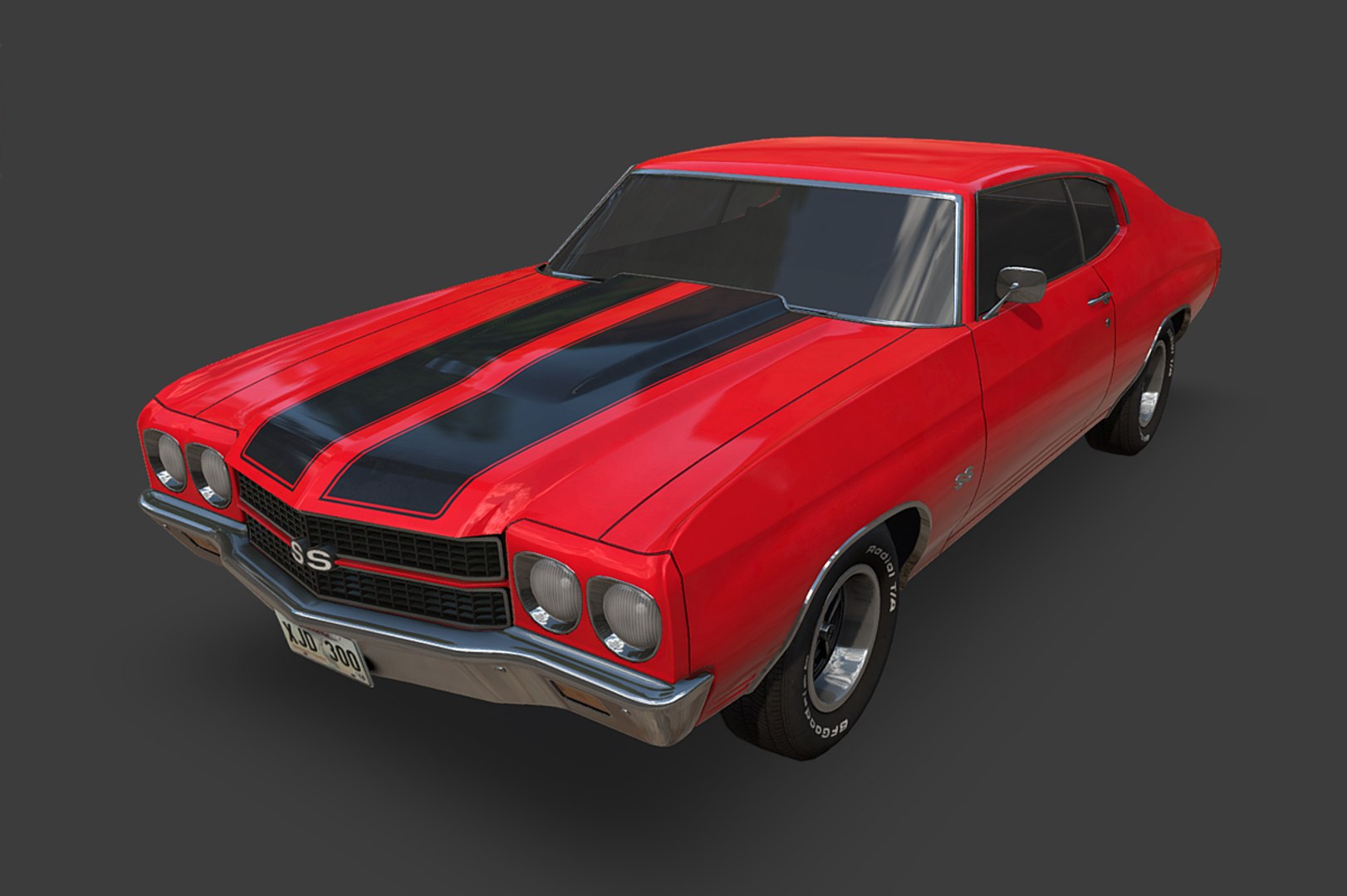 3D Model Chevrolet Chevelle - TurboSquid 1205988