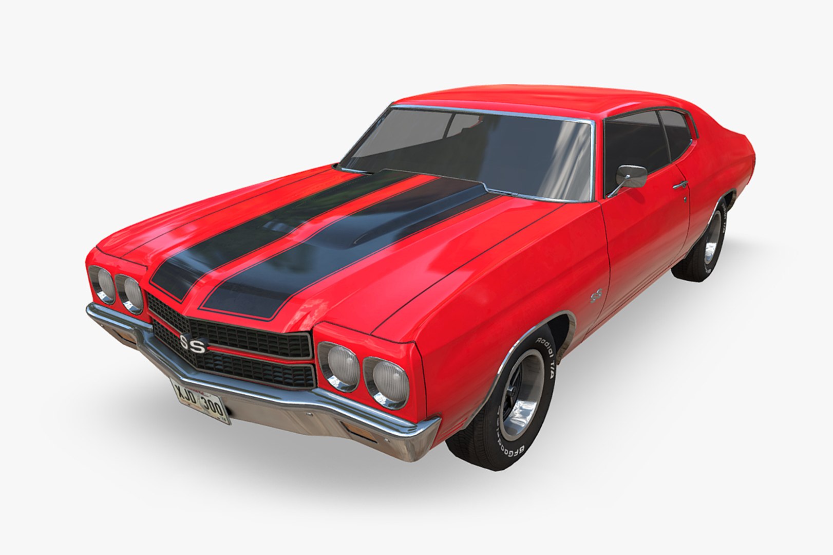 3D Model Chevrolet Chevelle - TurboSquid 1205988