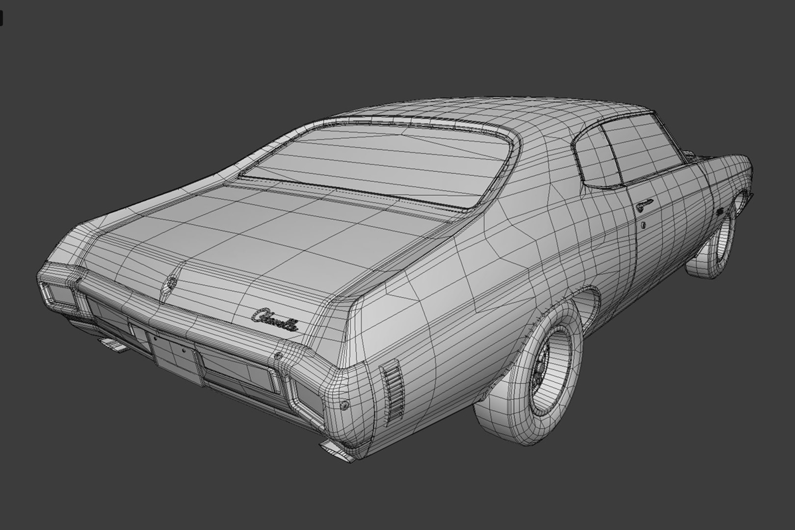 3D Model Chevrolet Chevelle - TurboSquid 1205988