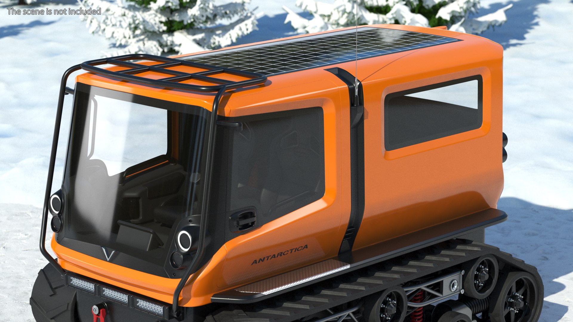 Venturi Antarctica Polar Vehicle 3D Model - TurboSquid 2136245