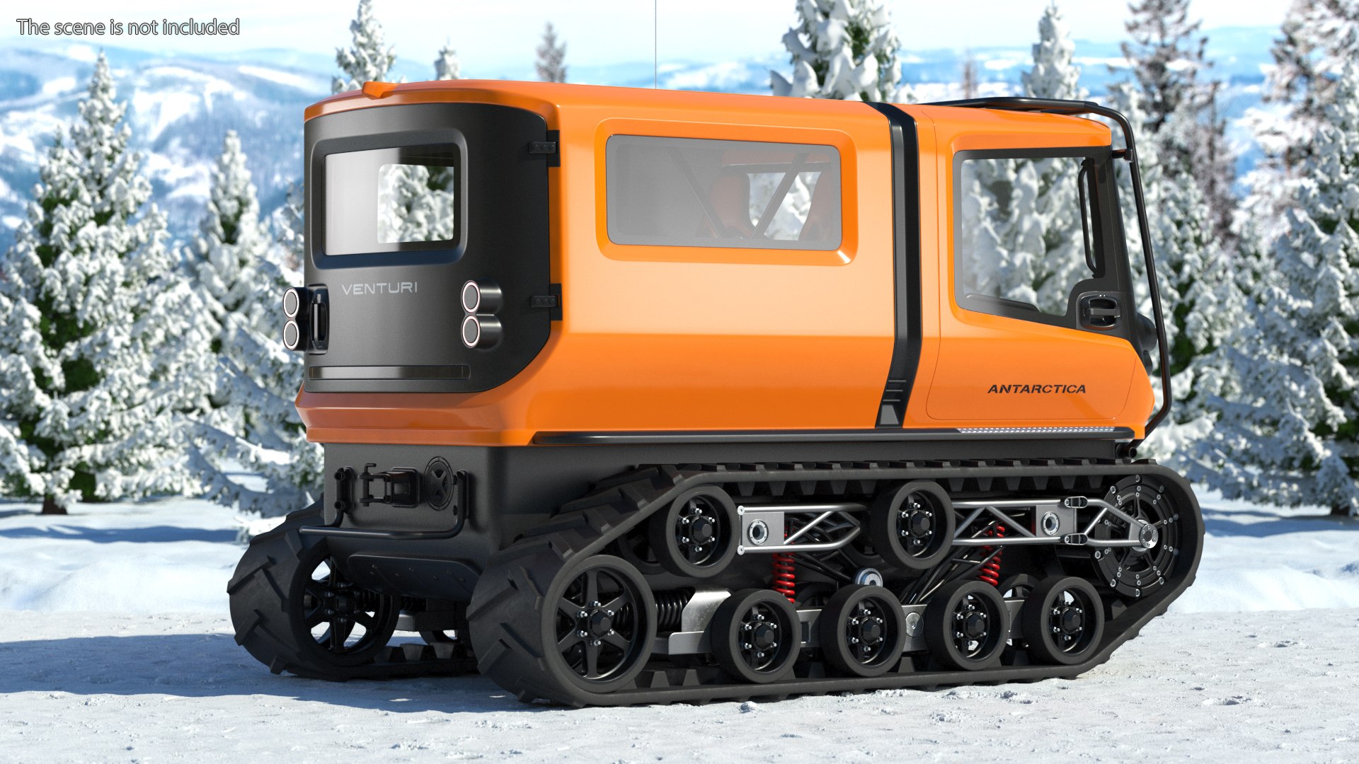 Venturi Antarctica Polar Vehicle 3D Model - TurboSquid 2136245