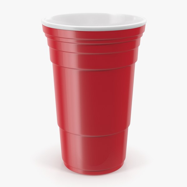 3D модель Reusable Plastic Party Cup - TurboSquid 1951669