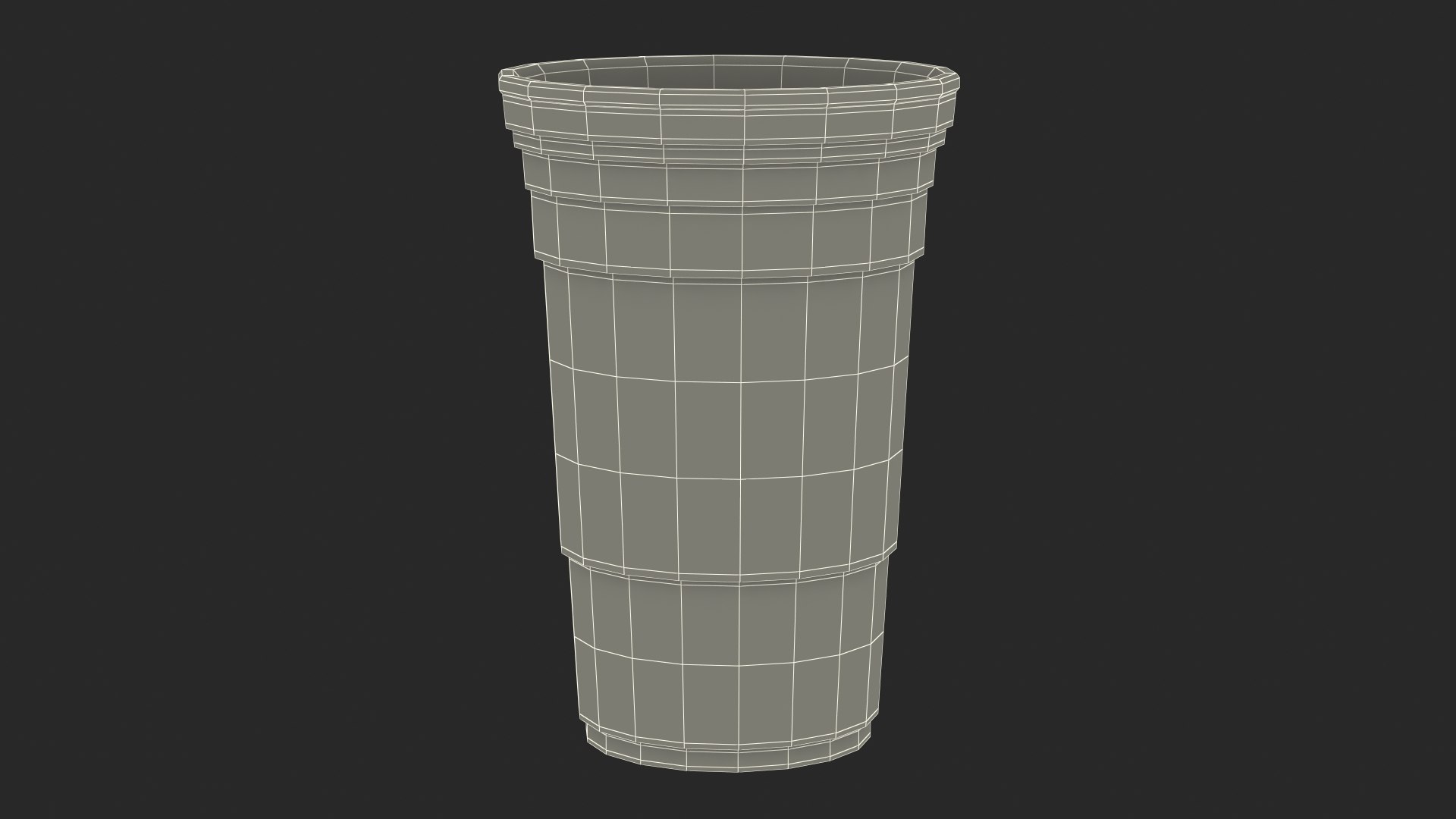 Reusable Plastic Party Cup model - TurboSquid 1951669