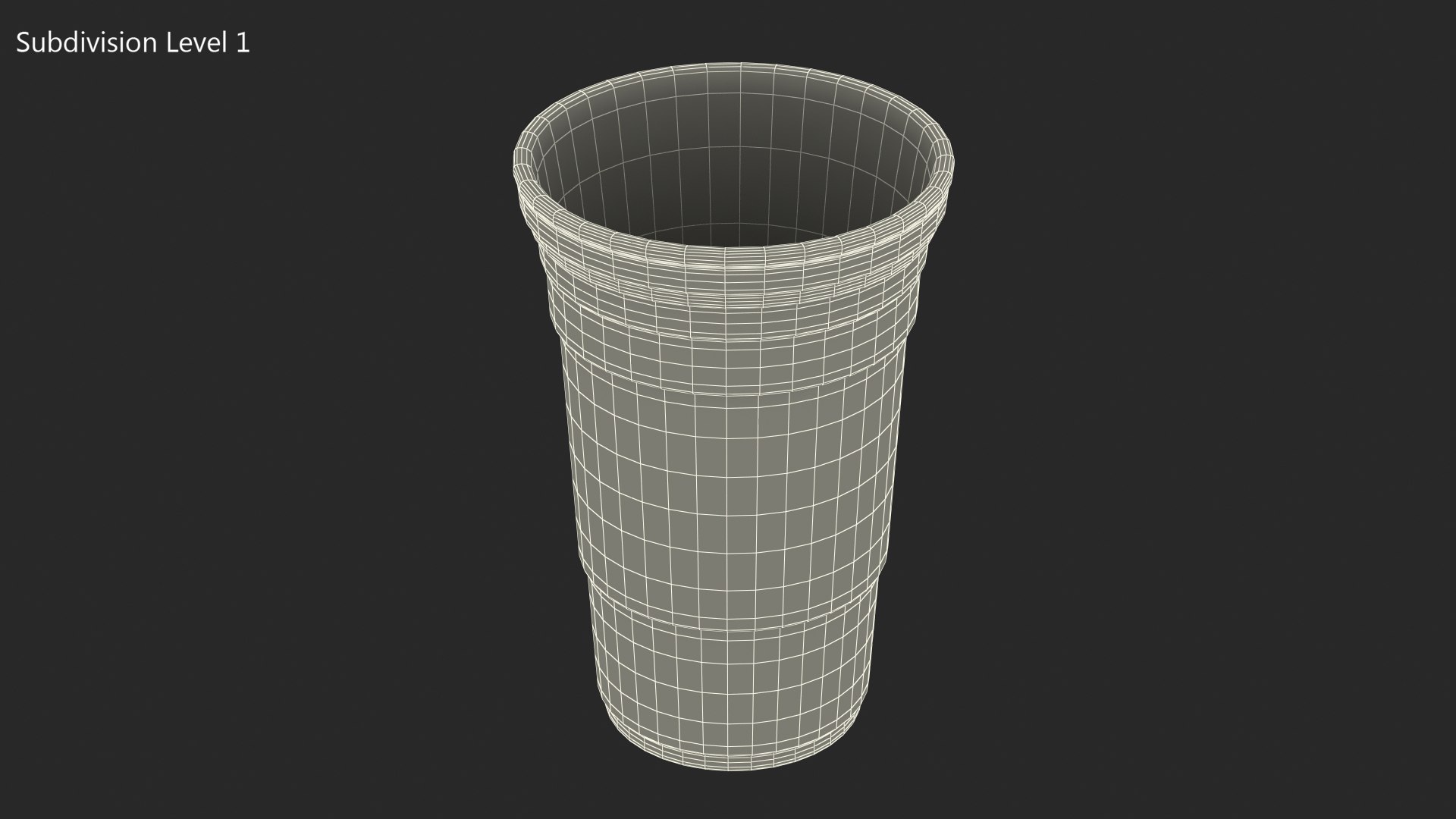 Reusable Plastic Party Cup Model - TurboSquid 1951669