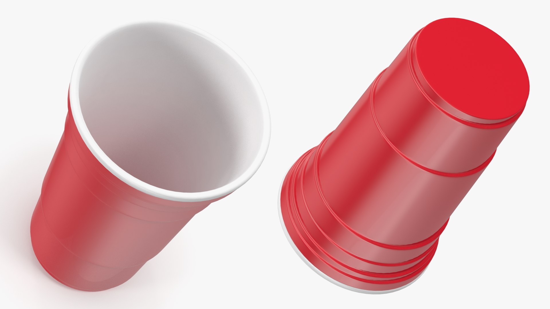 Reusable Plastic Party Cup Model - TurboSquid 1951669