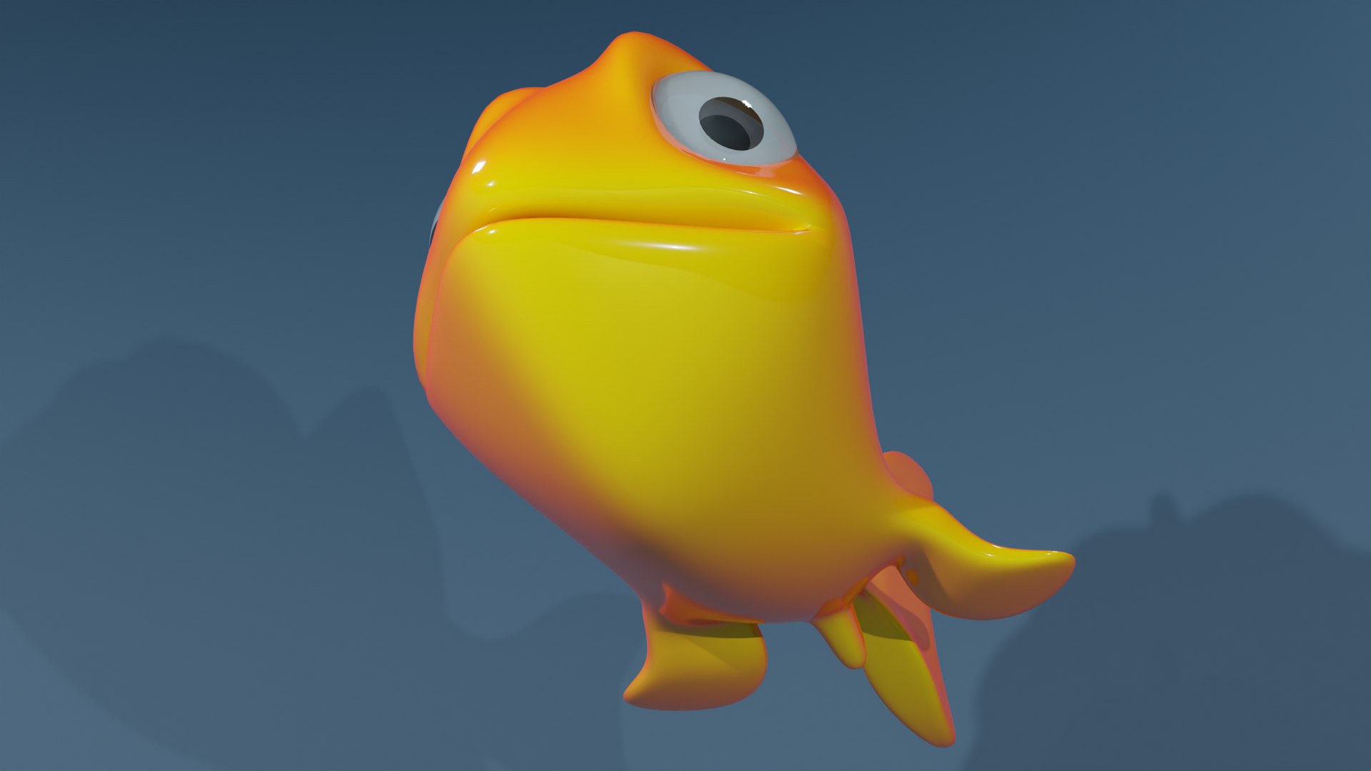Cartoon Fish Blue And Orange 3D Model Model - TurboSquid 1973853
