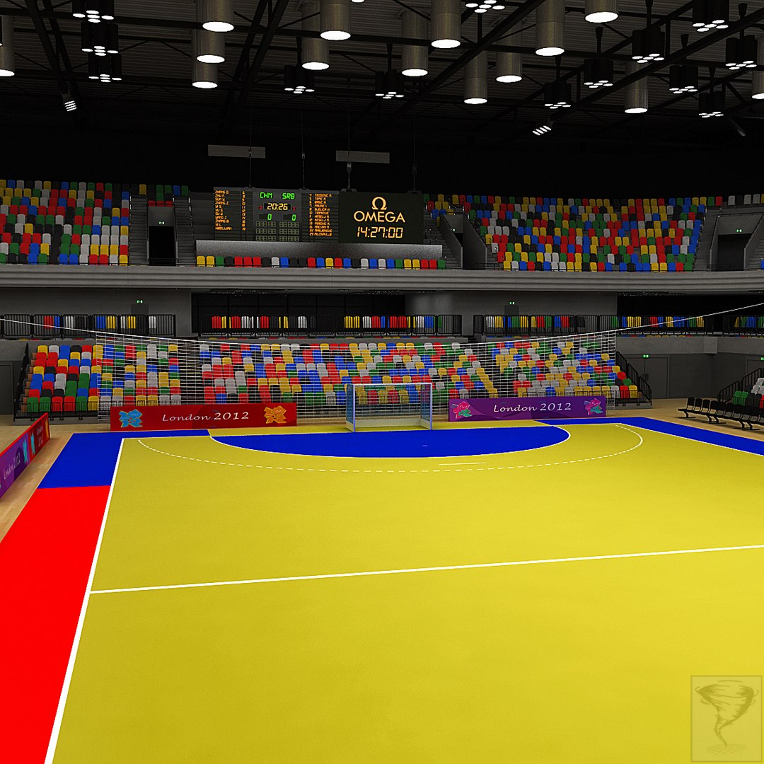 Handball Arena London 3d Model