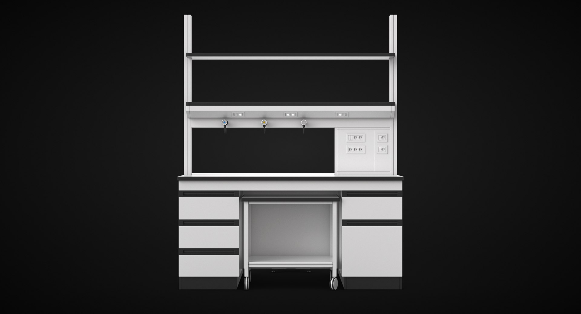3D Model Realistic Lab Table - TurboSquid 1203204