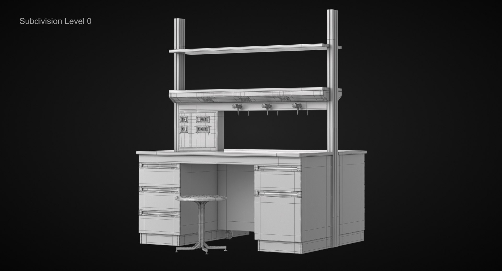 3D Model Realistic Lab Table - TurboSquid 1203204