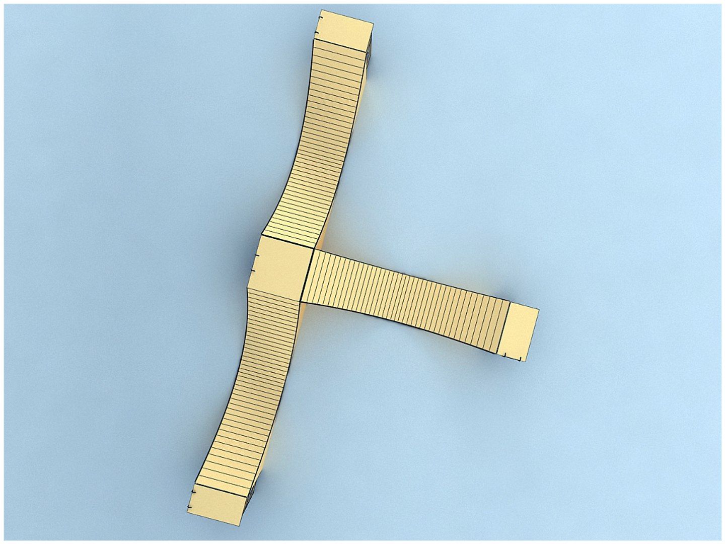 3d Skate Ramp - Half Pipe