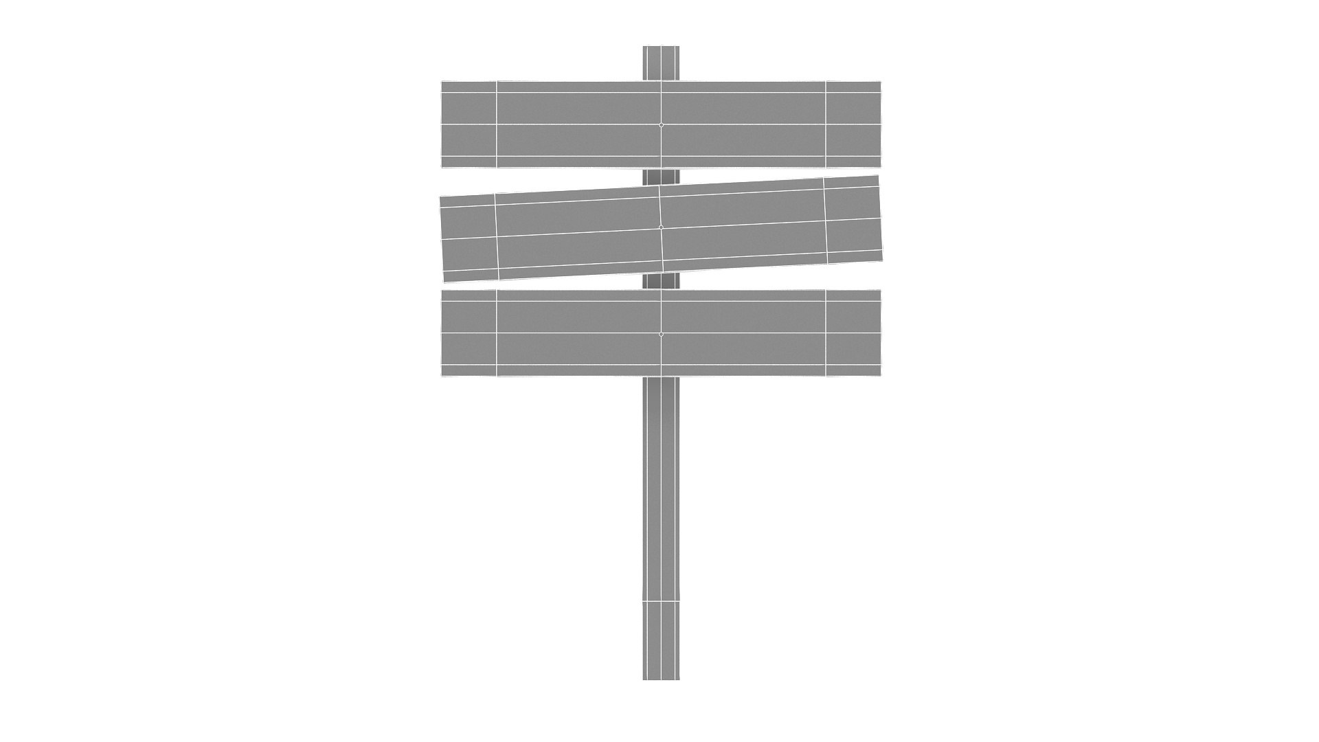 Wooden Signboard 3D model - TurboSquid 2103886