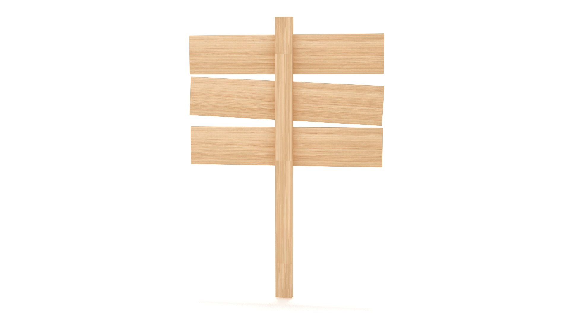 Wooden Signboard 3D model - TurboSquid 2103886