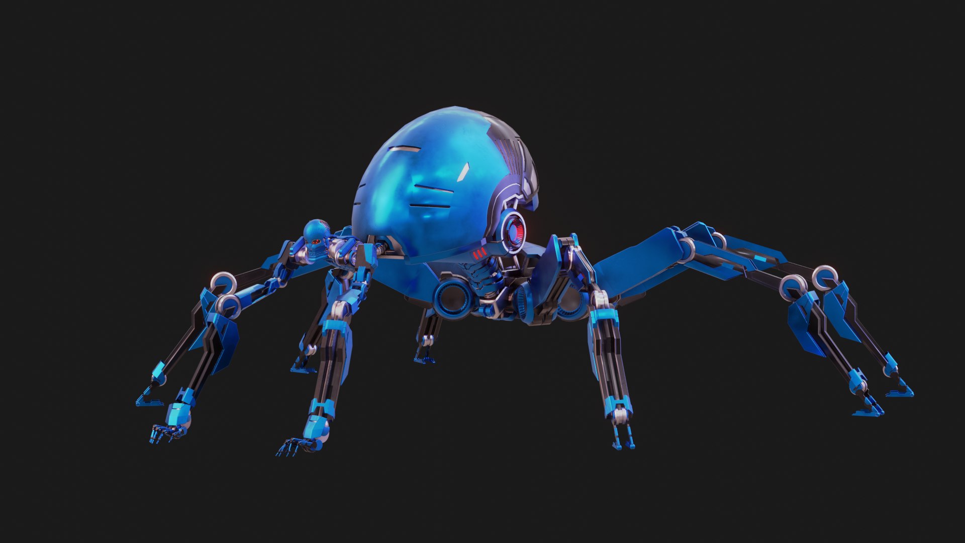 Robot Spider 3D Model - TurboSquid 1971591