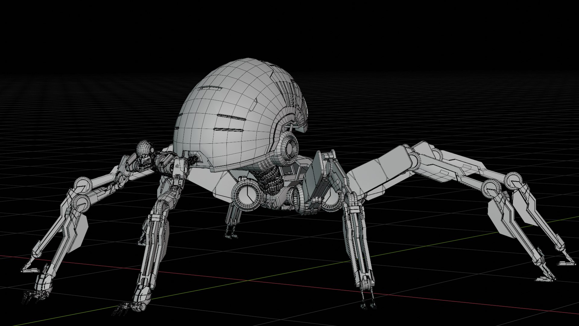 Robot Spider 3D Model - TurboSquid 1971591