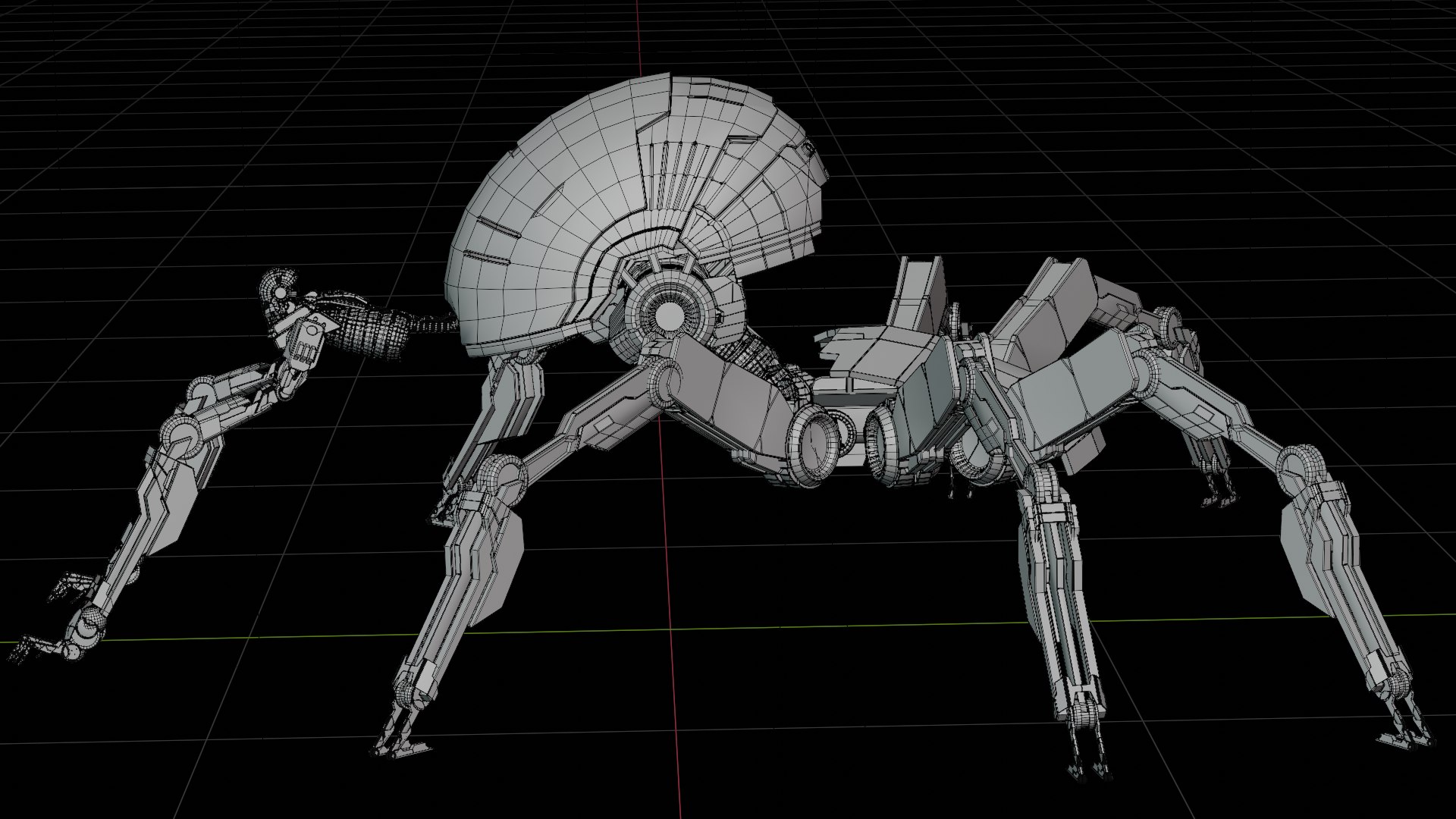 Robot Spider 3D Model - TurboSquid 1971591