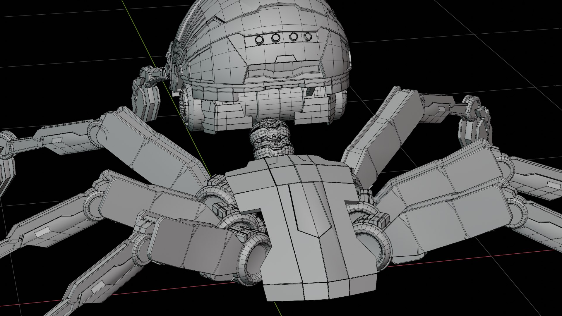 Robot Spider 3D Model - TurboSquid 1971591