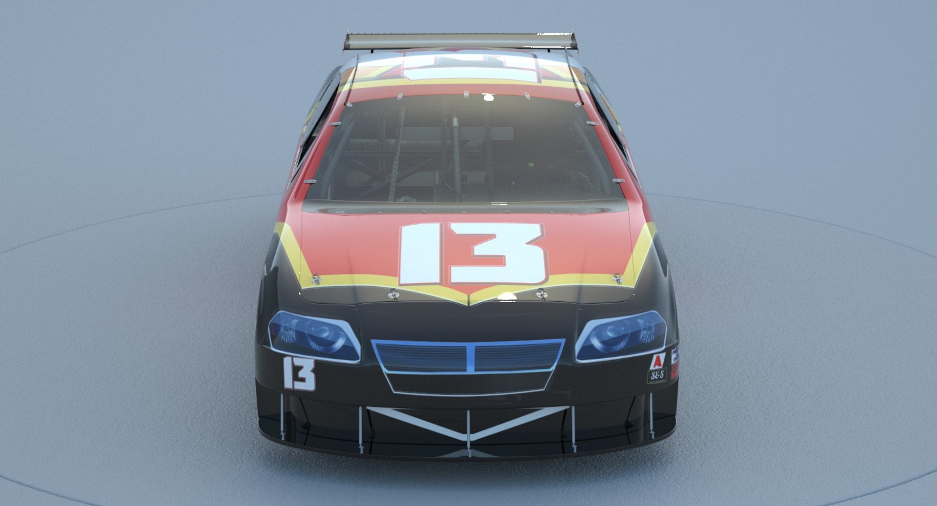 general nascar car 3d max