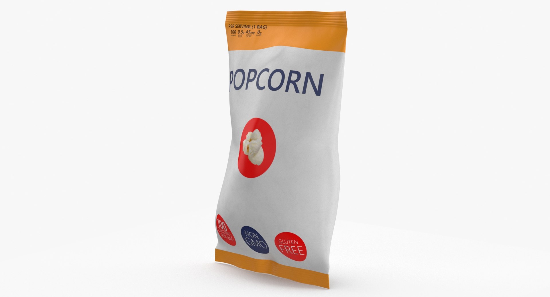 3D Bag of Popcorn 03 Blank and Generic Color Label(1) - TurboSquid 2038189