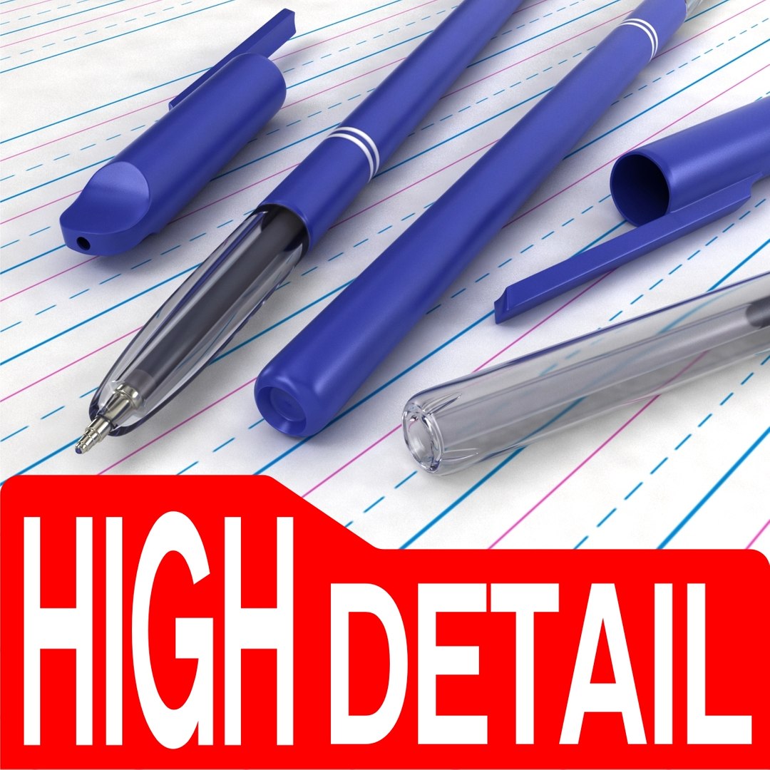 3d Model Of Reynolds Pen