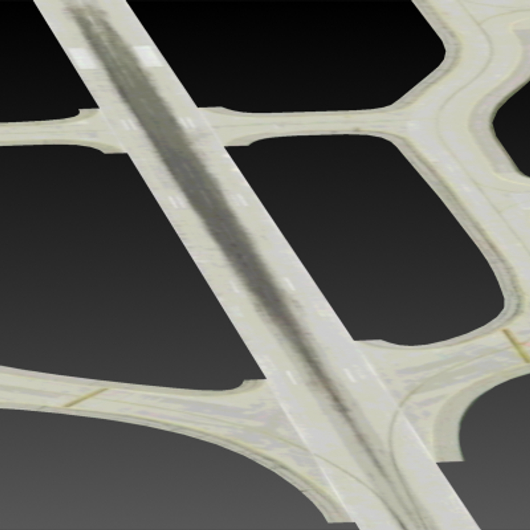 airport runway 3d model