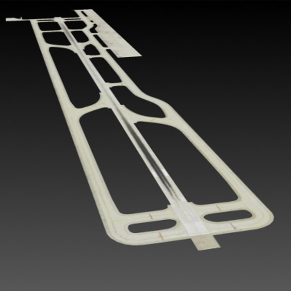 airport runway 3d model