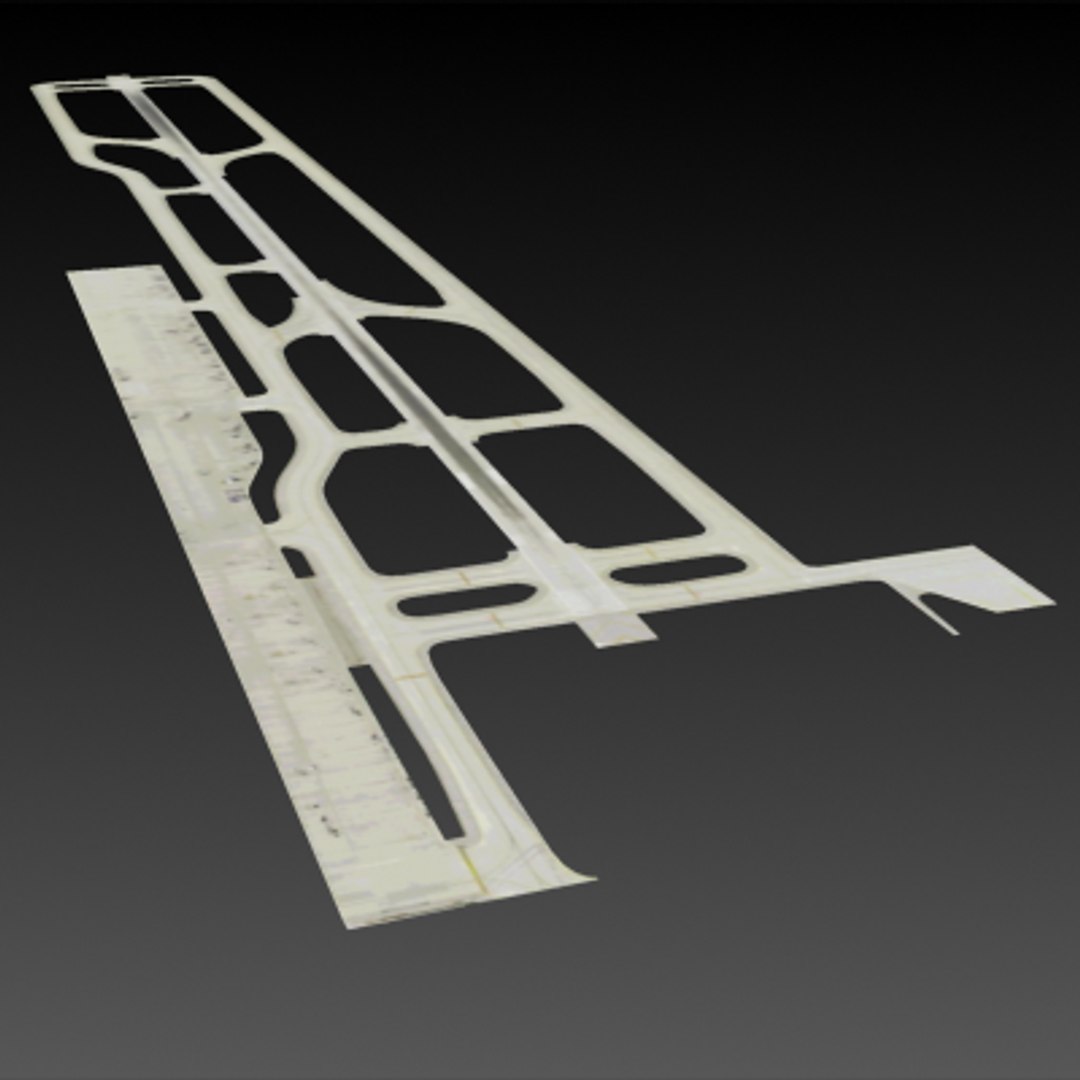 airport runway 3d model