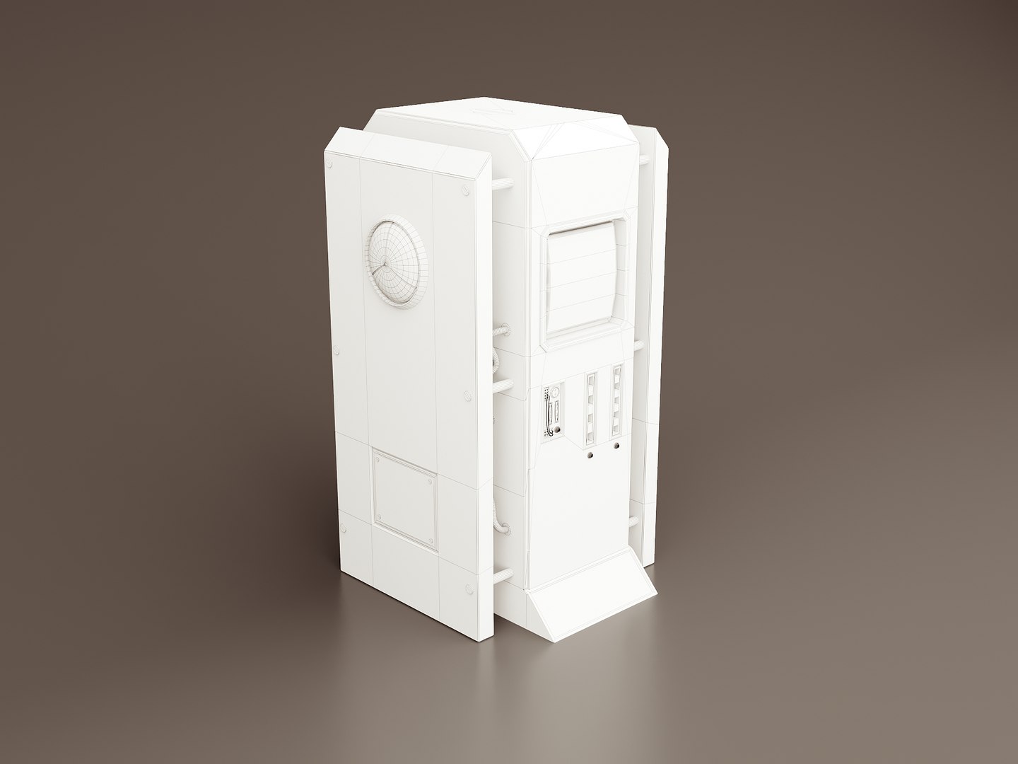 Sci-fi Retro Control Panel Project 2 3D Model - TurboSquid 2061133