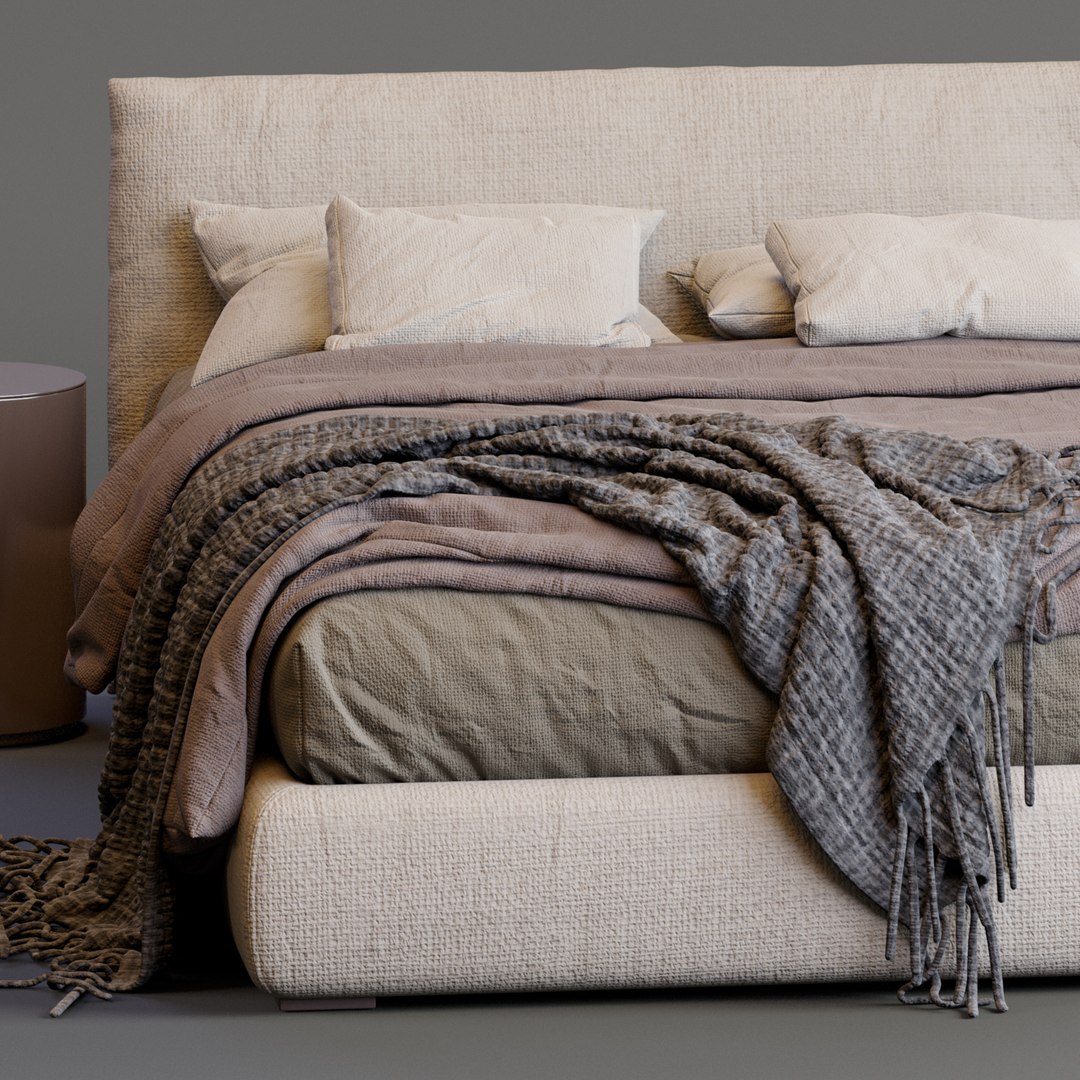 3D Meridiani Bed Scott - TurboSquid 1895749