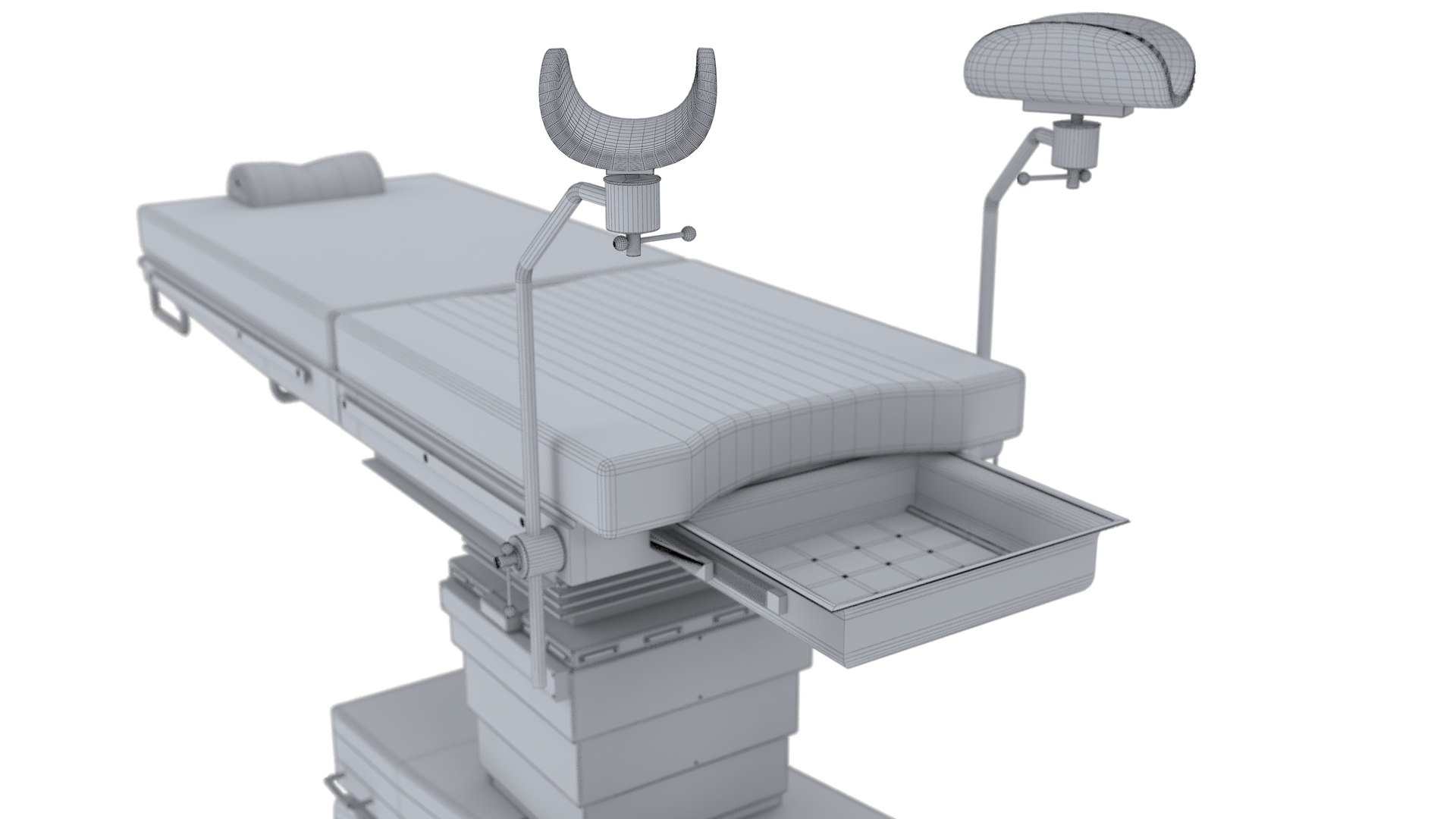 Gynecological Examination Table Model - TurboSquid 2269354