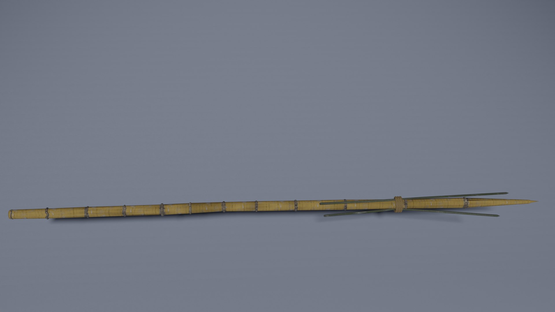 Bamboo Runcing - Wooden Spear Model - TurboSquid 1997150